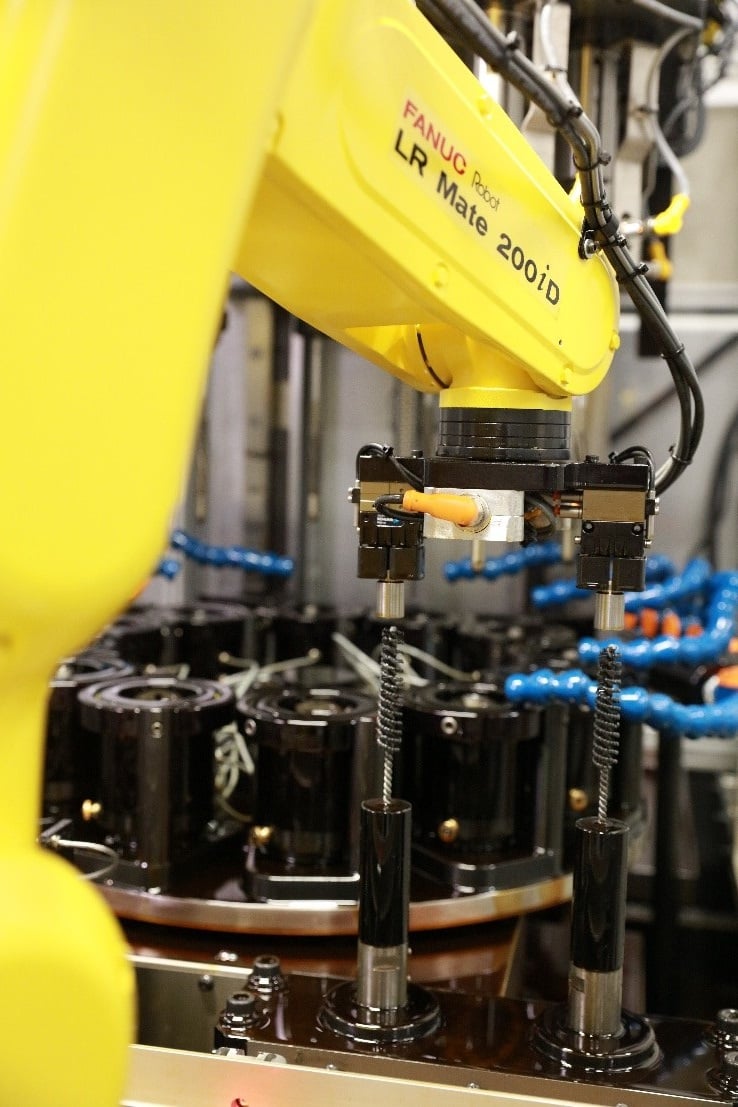 Turnkey Automation Systems Featuring Fanuc Robotics for Bore Finishing ...